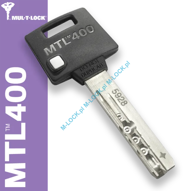 MUL-T-LOCK MTL 400 / Classic PRO, dorobienie klucza do karty (profil ...