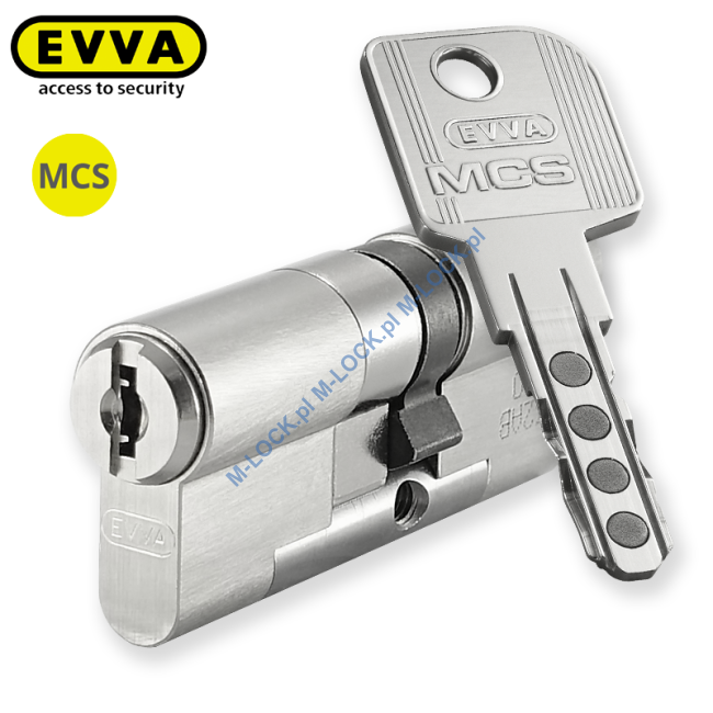 EVVA MCS 31/41NN (72 mm), wkładka patentowa - M-LOCK - zamki, sejfy, drzwi
