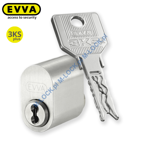 EVVA 3KSP 601N, cylinder owalny (skandynawski), zewnętrzny - M-LOCK - zamki, sejfy, drzwi