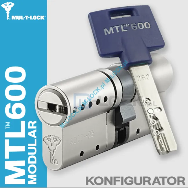MUL-T-LOCK MTL 600 Modular / Interactive+, wkładka patentowa ...