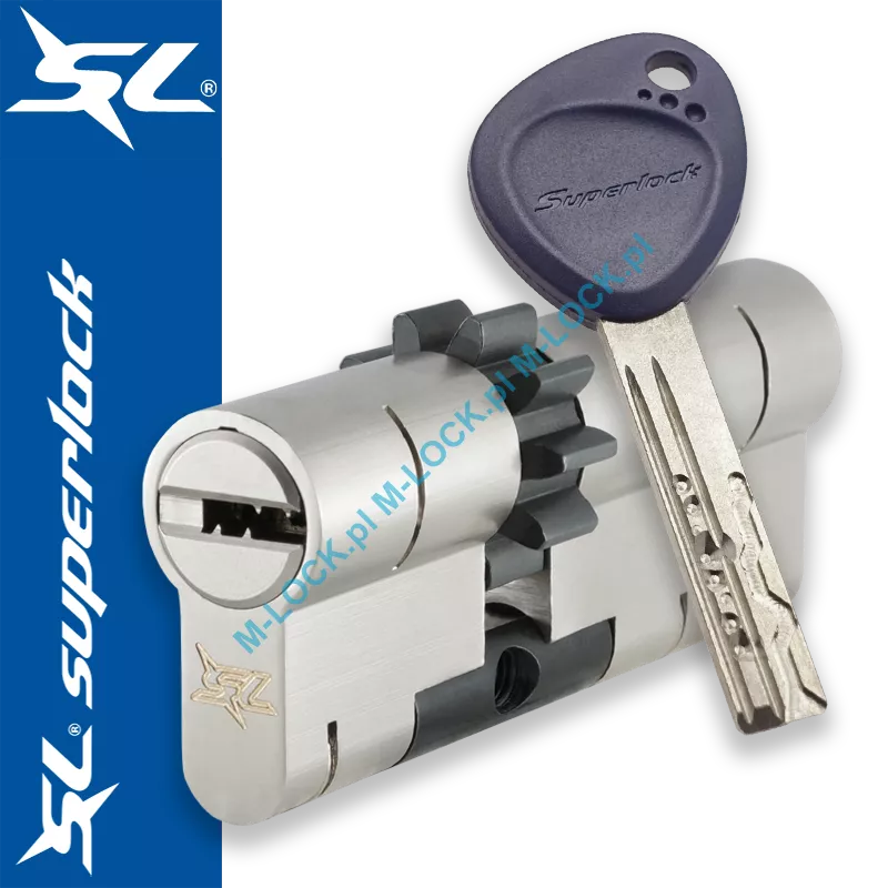 SuperLock 33/48ZN (81 mm), wkładka patentowa do drzwi WITEX Super-Lock ...