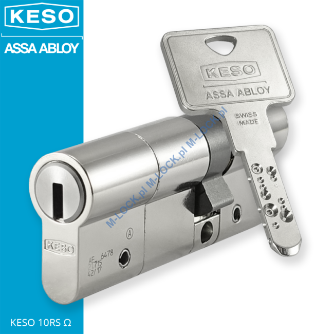 KESO 10RS Omega 30/50NN (80 mm), wkładka patentowa - M-LOCK - zamki ...