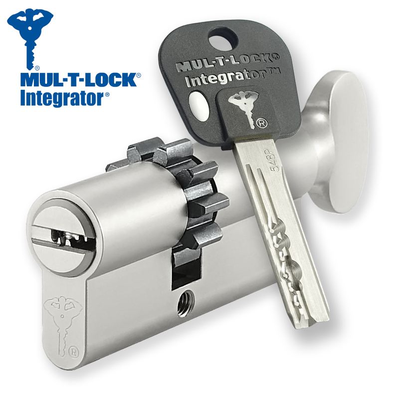 MUL-T-LOCK Integrator 31/40G1ZN (71 mm), wkładka patentowa z pokrętłem ...