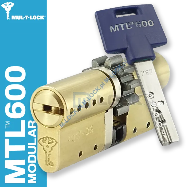 MUL-T-LOCK MTL 600 Modular / Interactive+ 31/40ZM (71 mm), wkładka ...