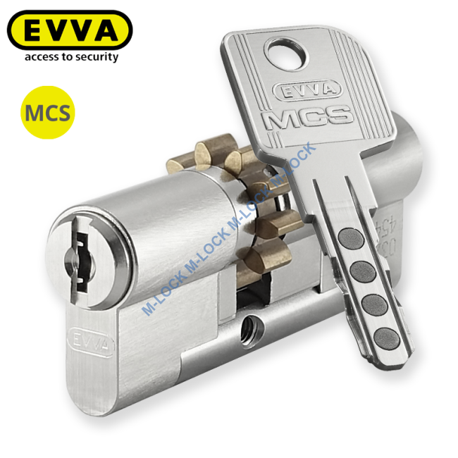 EVVA MCS 36/46ZN (82 mm), wkładka patentowa - M-LOCK - zamki, sejfy, drzwi