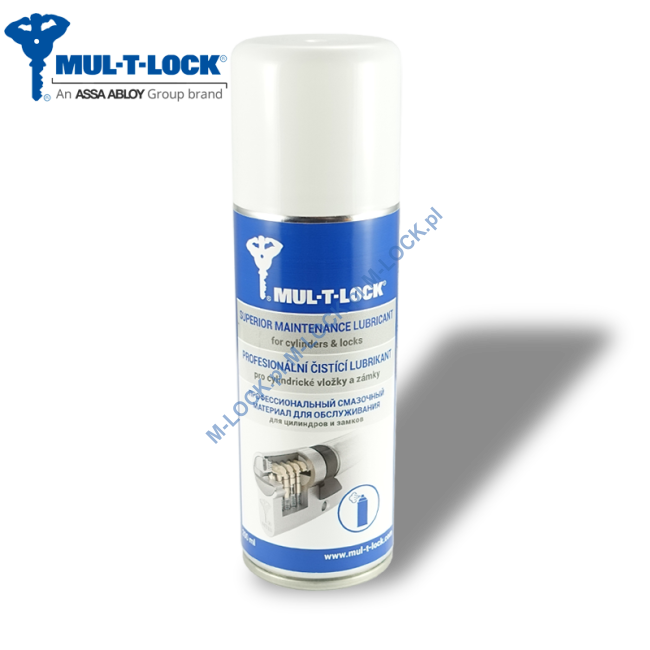 MUL-T-LOCK SPRAY, profesjonalny preparat do konserwacji zamków i ...