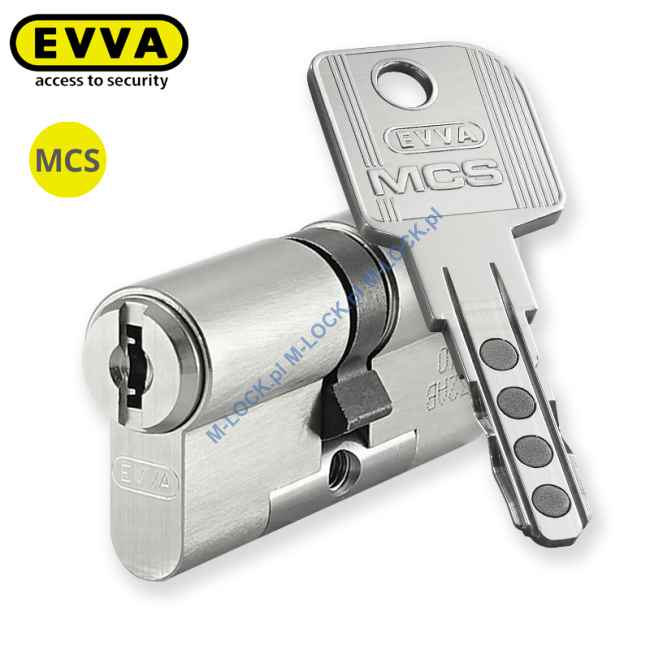 EVVA MCS 31/31NN (62 mm), wkładka patentowa - M-LOCK - zamki, sejfy, drzwi